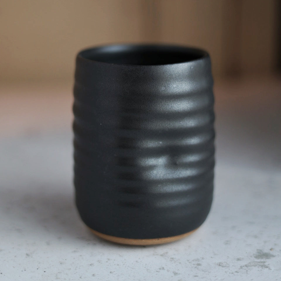 Everyday Tumbler in Black – Rebecca Graves Pottery